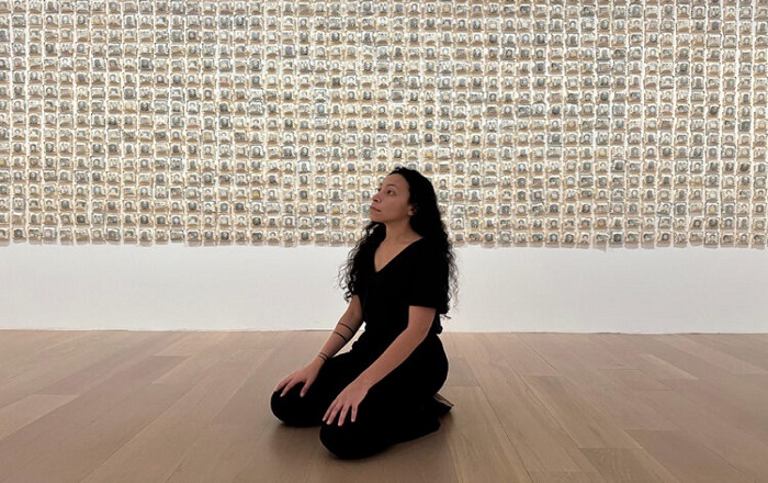 "Trama de voces" en el Recorrido abierto performático del Malba - Barrio Norte